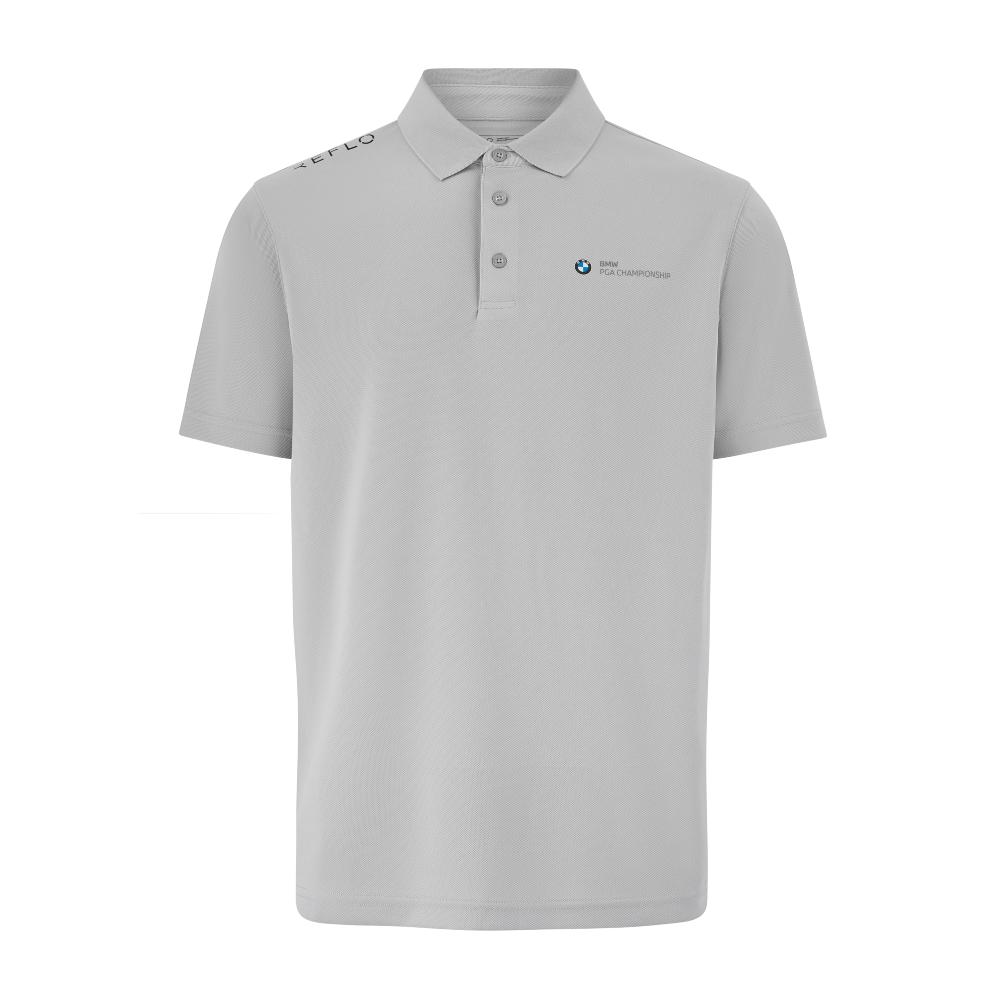 BMW PGA Championship Reflo Men's Bohai Grey Polo Shirt – DP World Tour Official Store