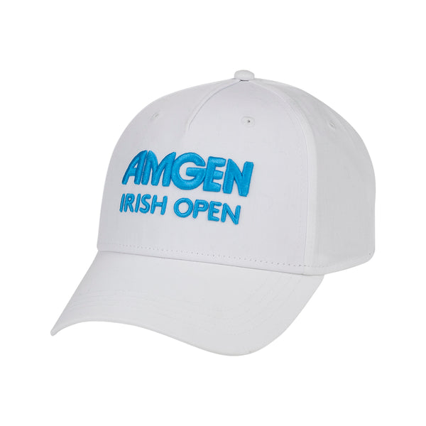 Amgen Irish Open Unisex White Recycled Polyester Cap - DP World Tour ...
