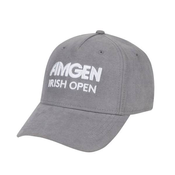 Amgen Irish Open Unisex Grey Suede Cap - DP World Tour Official Store